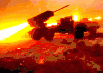 20張超好笑【多管火箭炮射擊和爆炸-1 Multiple Rocket Launchers Shoot And Explode-1】 GIF ...