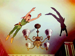 20張超好笑【彼得潘《小飛俠》天花板上追影子】 GIF 梗圖！快來看看網友們的搞笑創作！